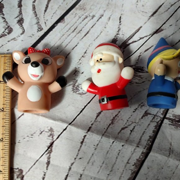 Toys | Rudolf The Red Nose Reindeer Finger Puppets Cake Toppers Clarise ...